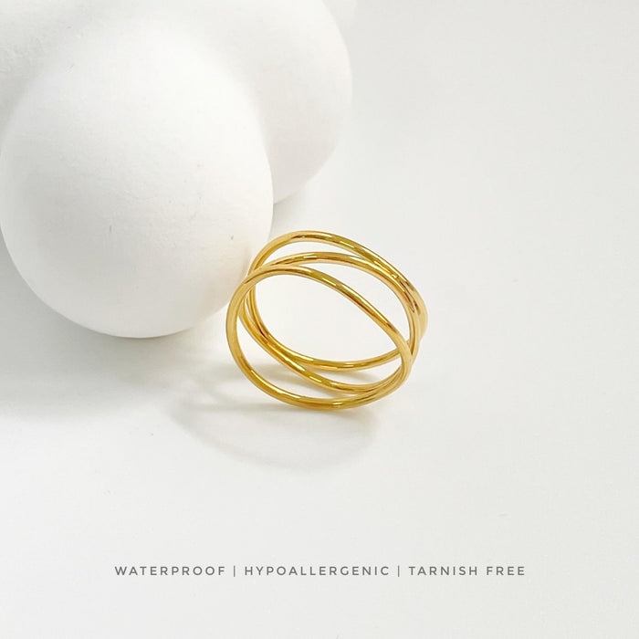 Hollow Line Ring– Aisha Wong Accessories